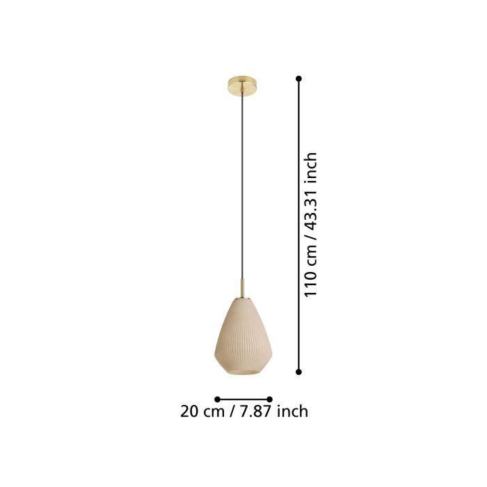 CAPRAROLA Pendant Light | Eglo | The Light Library
