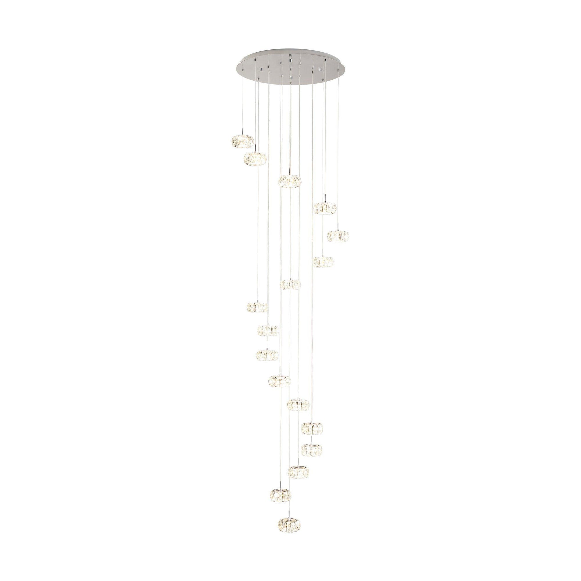 CORLIANO Double Heighted Chandelier | Eglo | The Light Library