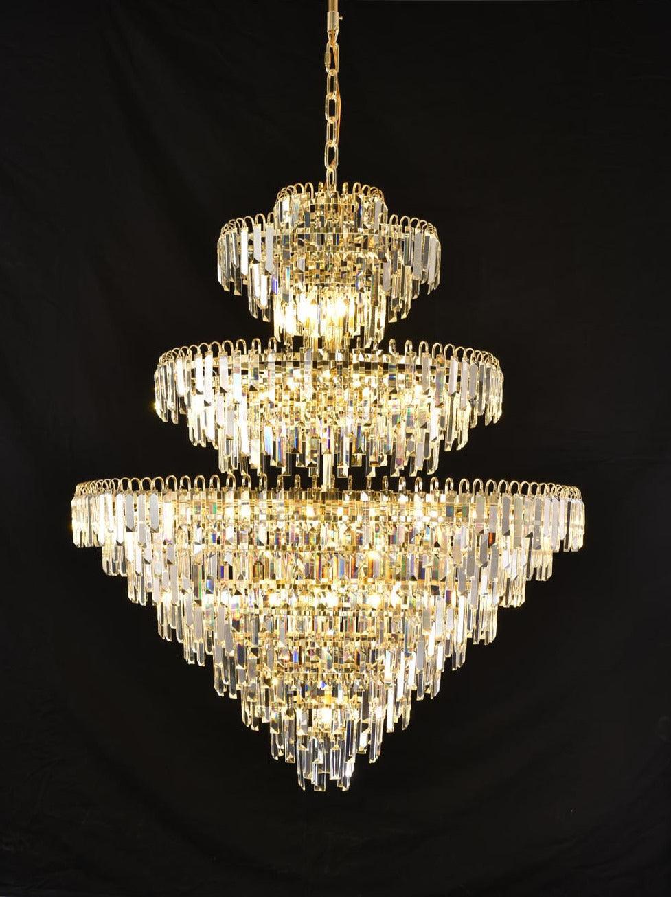 Radiant Double Height Chandelier | Philomina | The Light Library