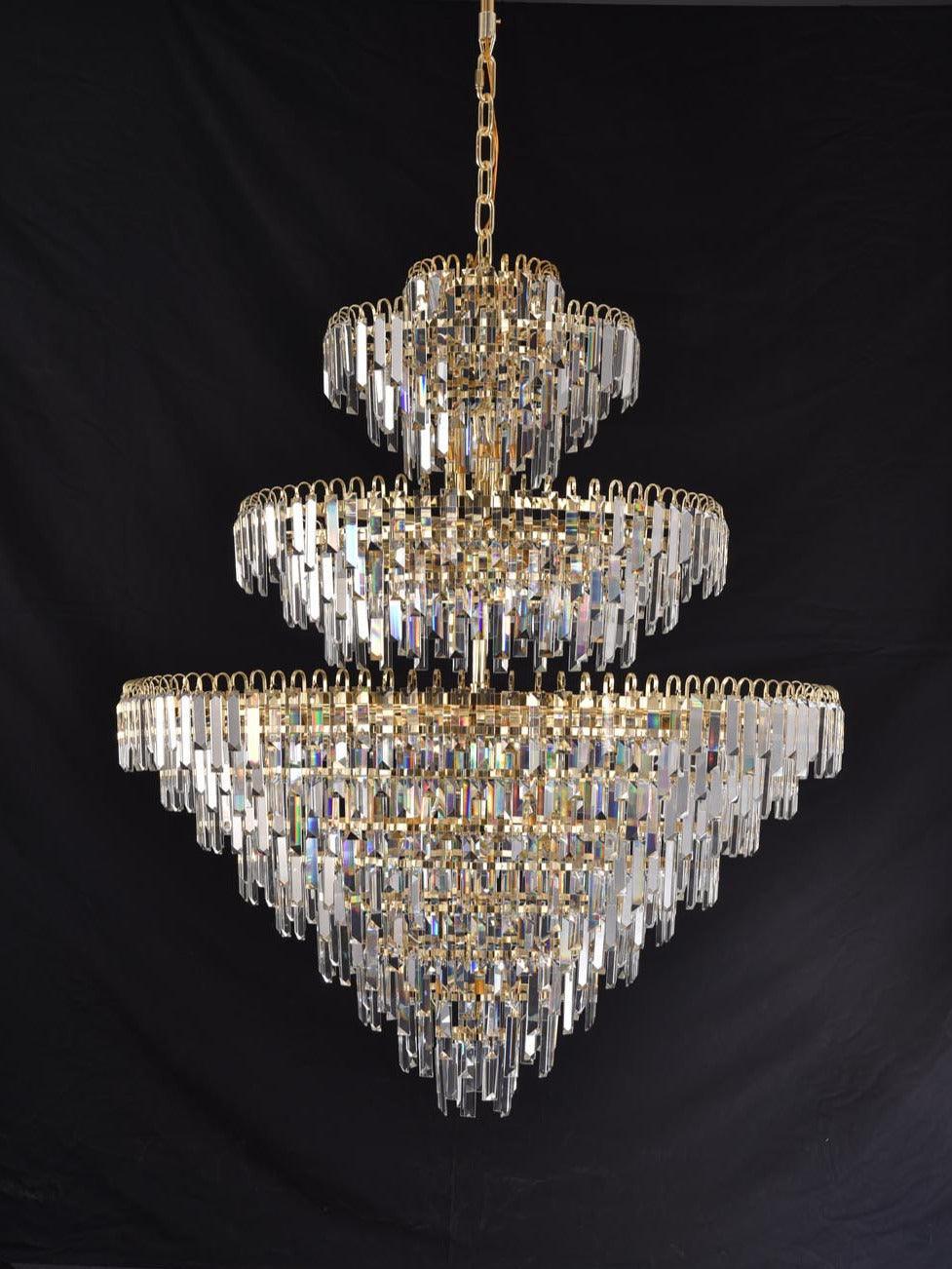 Radiant Double Height Chandelier | Philomina | The Light Library