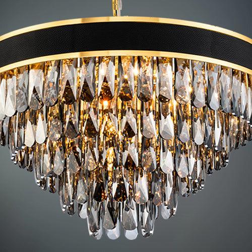 Signsy Black Oval Chandelier | Philomina | The Light Library