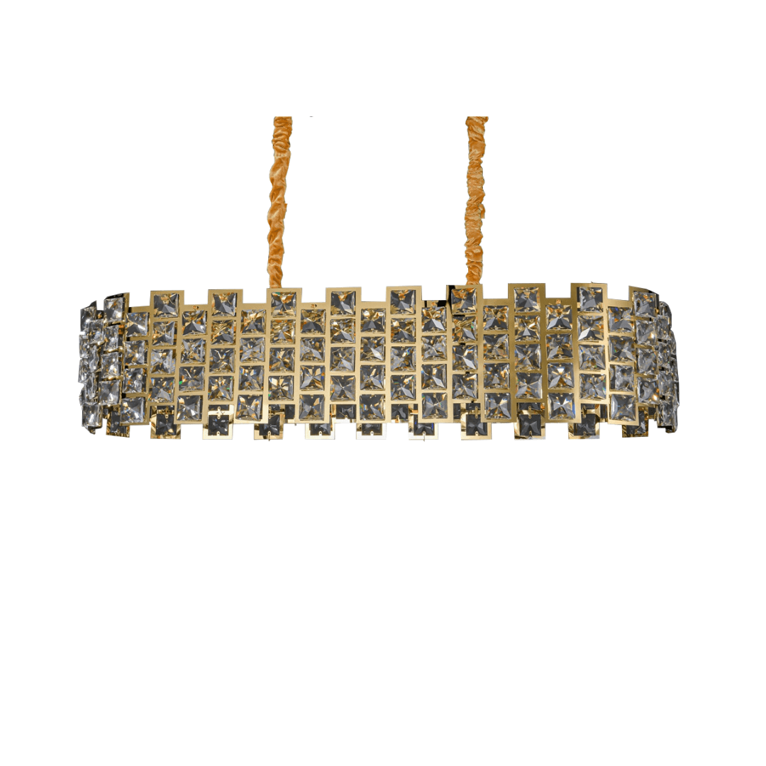 Zen Hanging Linear Chandelier | Philomina | The Light Library